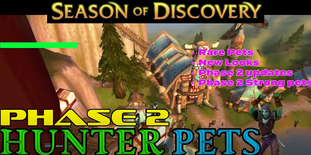 WoW SoD Phase 2 Best Hunter Pets for Raid, PvP, Tank | Season of ...